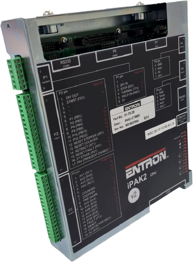 iPAK2v2 Drum Welder Control - Entron Controls